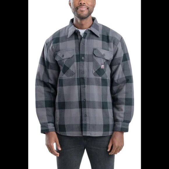Berne | Jackets & Coats | Berne Mens Heartland Flannel Shirt Jacket ...